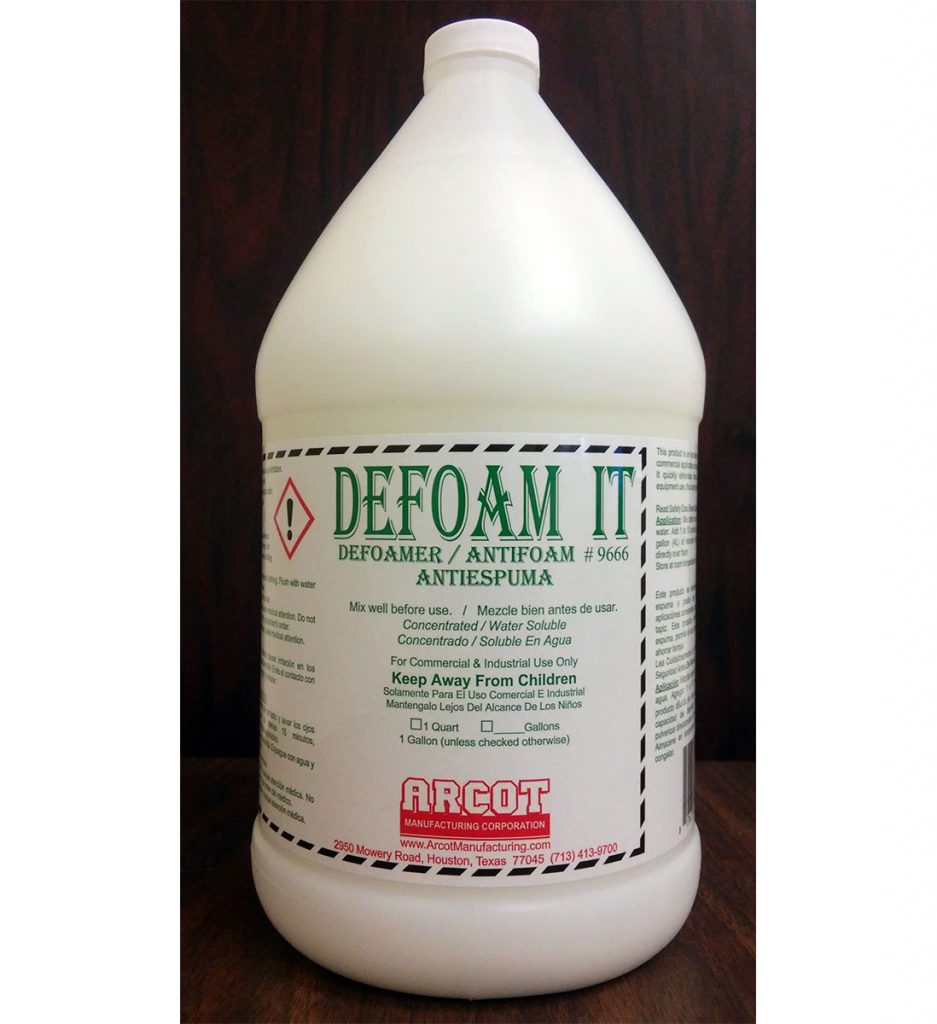 Defoam It – Arcot Manufacturing